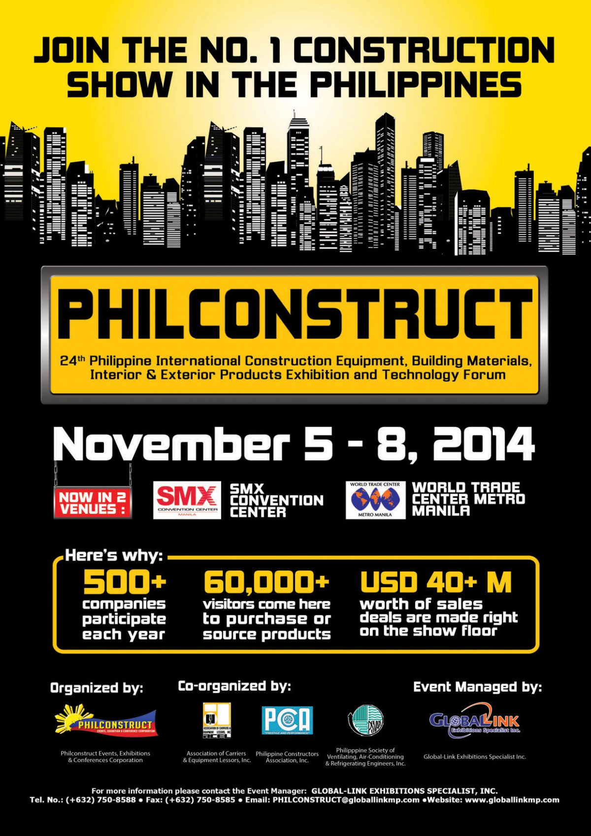 Meiji Electric Electrifies PHILCONSTRUCT - Meiji Electric PH