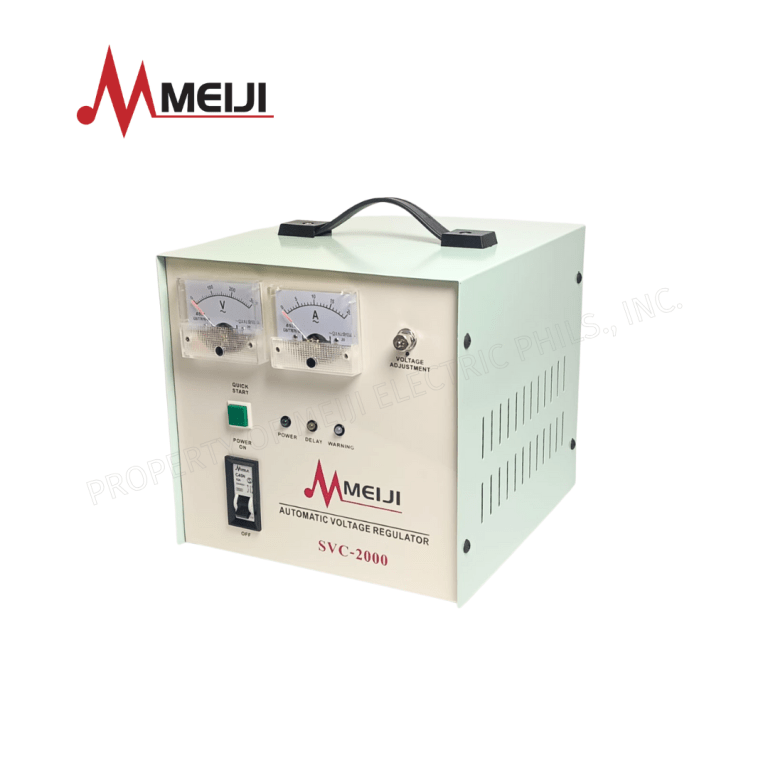 Meiji Automatic Voltage Regulator 2000W - SVC-2000 - Meiji Electric PH