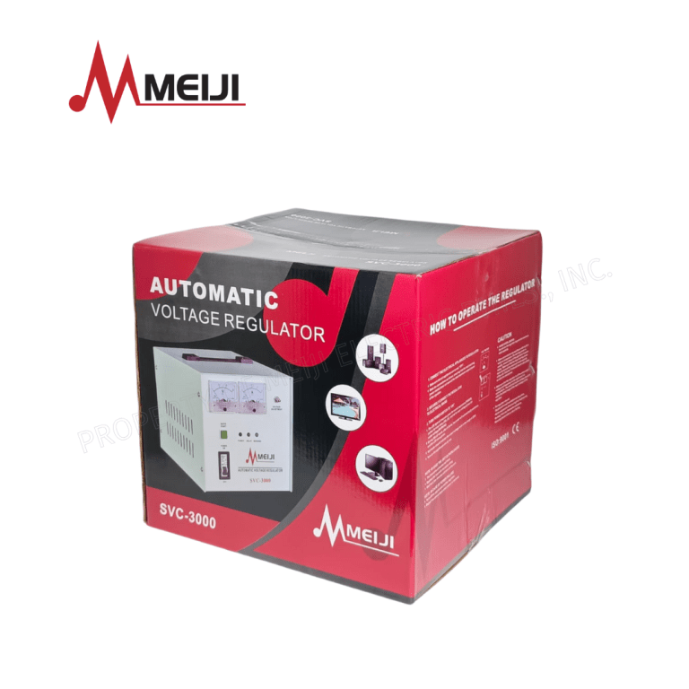 Meiji Automatic Voltage Regulator 3000W - SVC-3000 - Meiji Electric PH