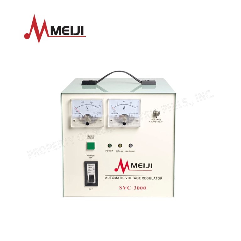 Meiji Automatic Voltage Regulator 3000W - SVC-3000 - Meiji Electric PH
