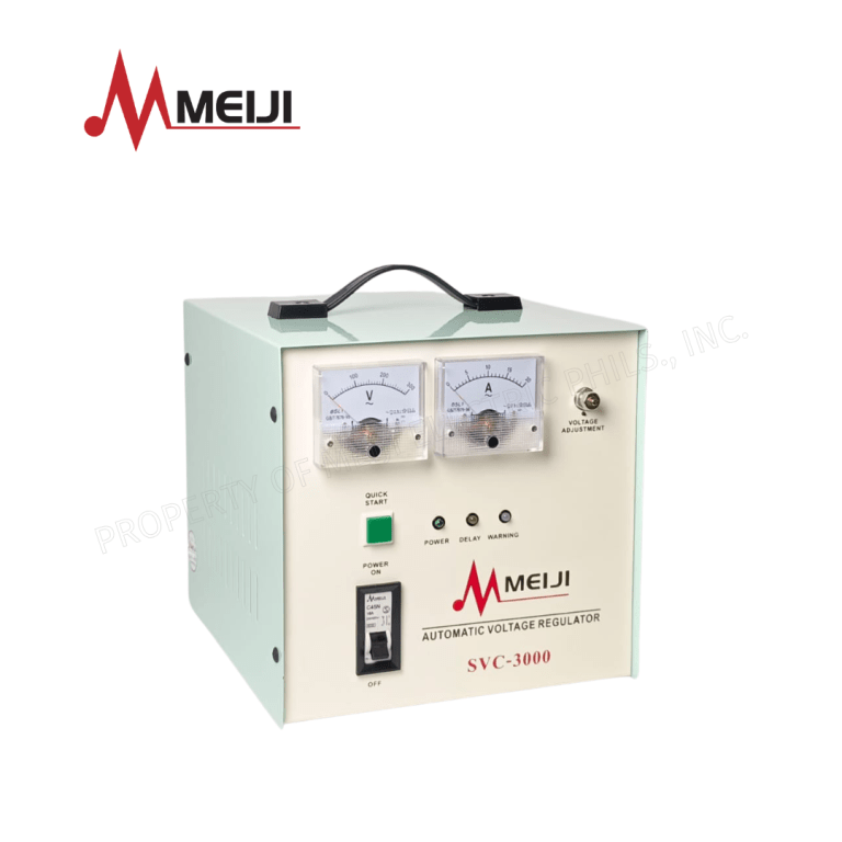 Meiji Automatic Voltage Regulator 3000W - SVC-3000 - Meiji Electric PH