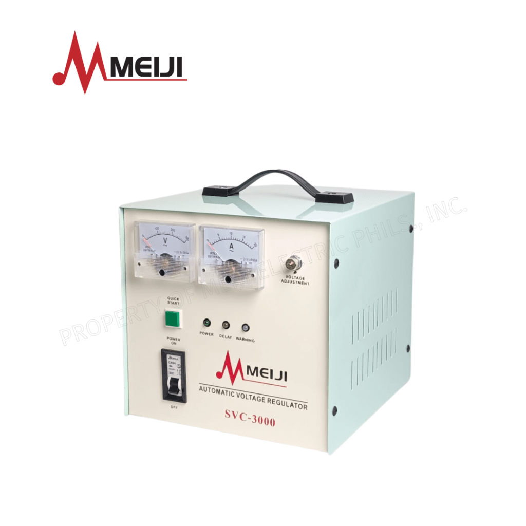 Meiji Automatic Voltage Regulator 3000W - SVC-3000 - Meiji Electric PH
