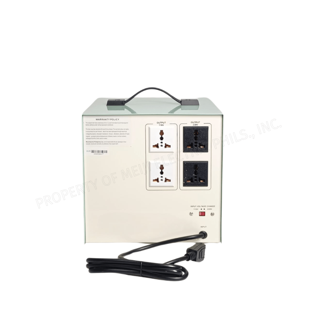 Meiji Automatic Voltage Regulator 3000W - SVC-3000 - Meiji Electric PH