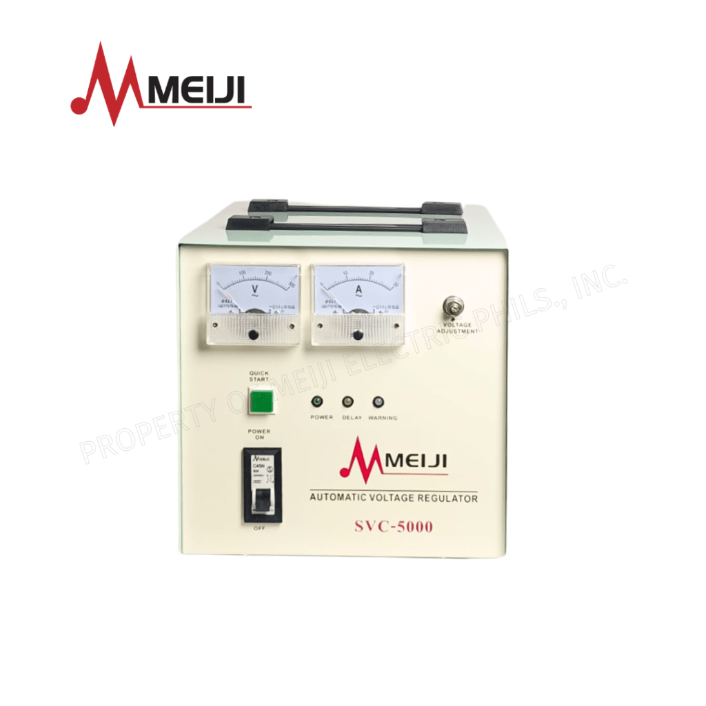 Meiji Automatic Voltage Regulator 5000W - SVC-5000 - Meiji Electric PH
