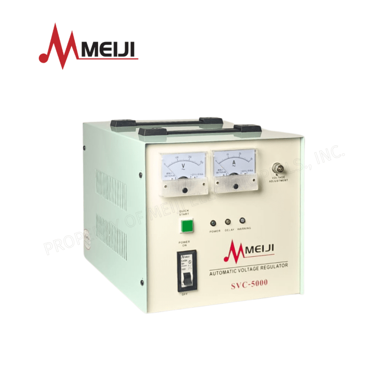 Meiji Automatic Voltage Regulator 5000W - SVC-5000 - Meiji Electric PH