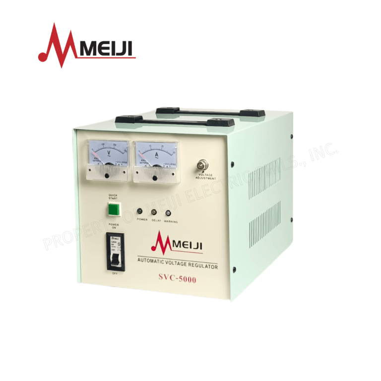Meiji Automatic Voltage Regulator 5000W - SVC-5000 - Meiji Electric PH