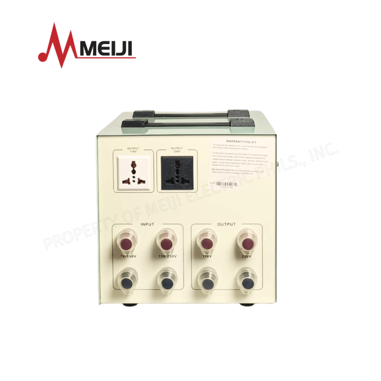 Meiji Automatic Voltage Regulator 5000W - SVC-5000 - Meiji Electric PH