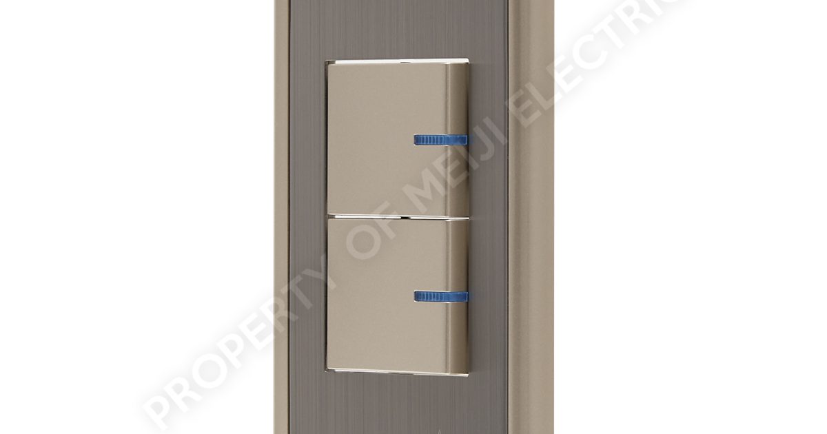 Two Gang One Way Switch MCH-0122 - Meiji Electric PH