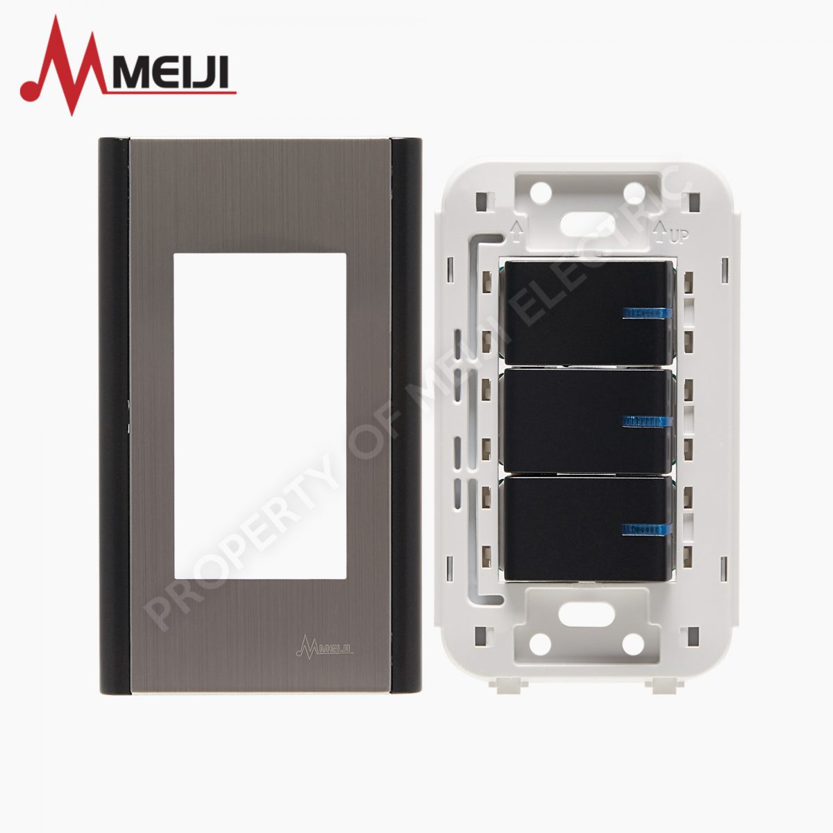 Three Gang One Way Switch MCH-0123 - Meiji Electric PH