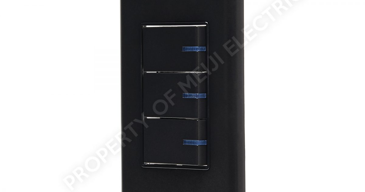 Meiji Classic Switch [Three Gang One Way Switch] MCS-0123B - Meiji ...