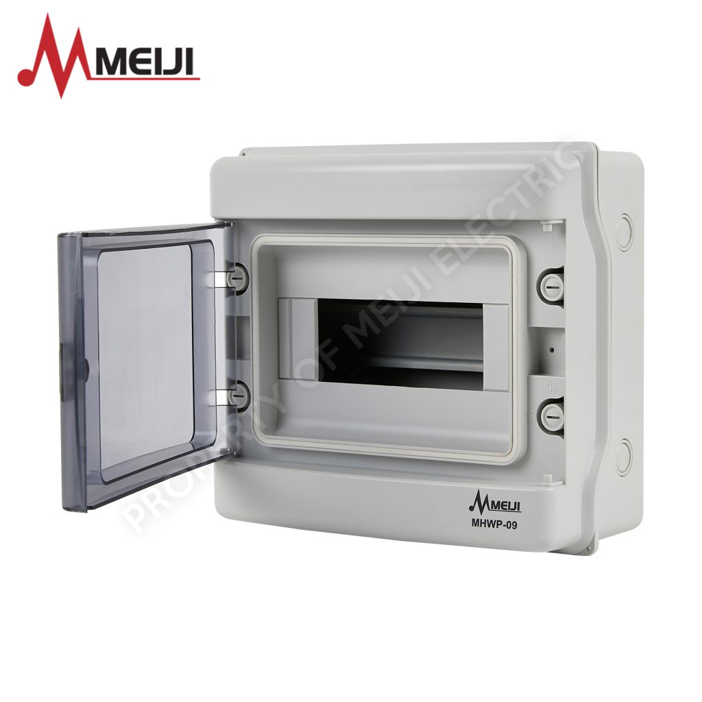 Meiji Weather-proof Enclosure 8 Way Circuit Box MHWP-09 - Meiji Electric PH
