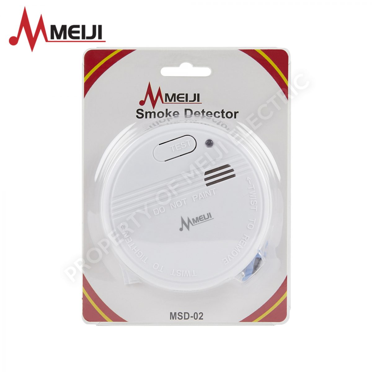 Meiji Smoke Detector Battery Operated MSD-02 - Meiji Electric PH