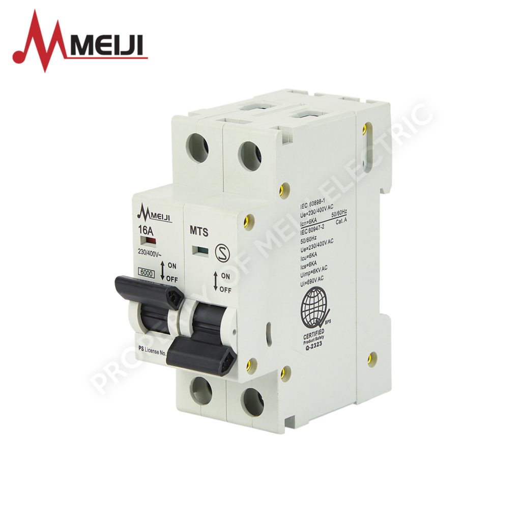 Meiji Manual Transfer Switch 1Pole MTS-1P - Meiji Electric PH