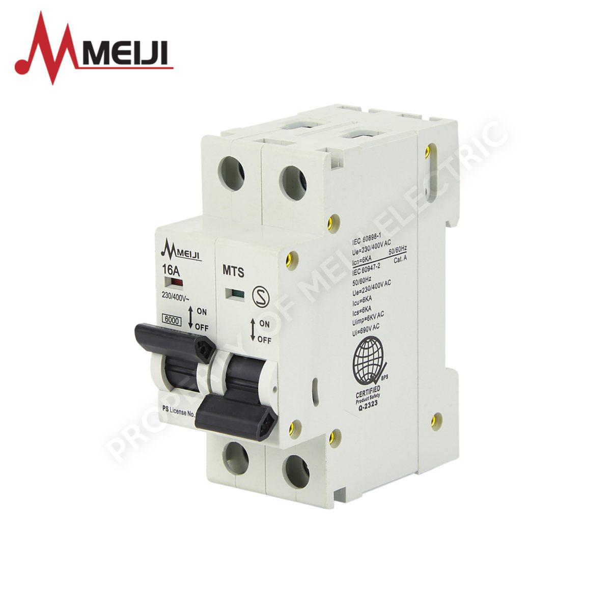 Meiji Manual Transfer Switch 1Pole MTS-1P - Meiji Electric PH