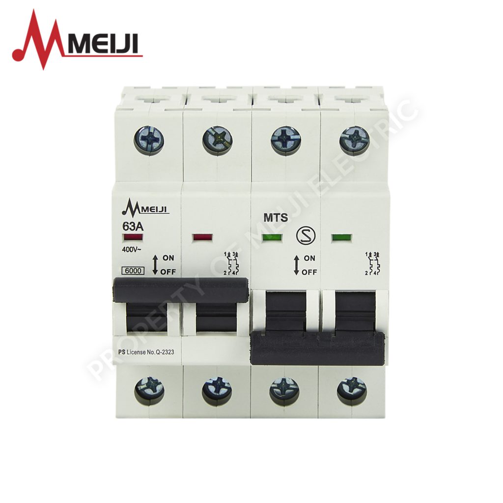Meiji Manual Transfer Switch 2Pole MTS-2P - Meiji Electric PH