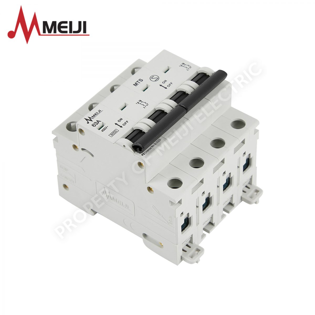 Meiji Manual Transfer Switch 2Pole MTS-2P - Meiji Electric PH