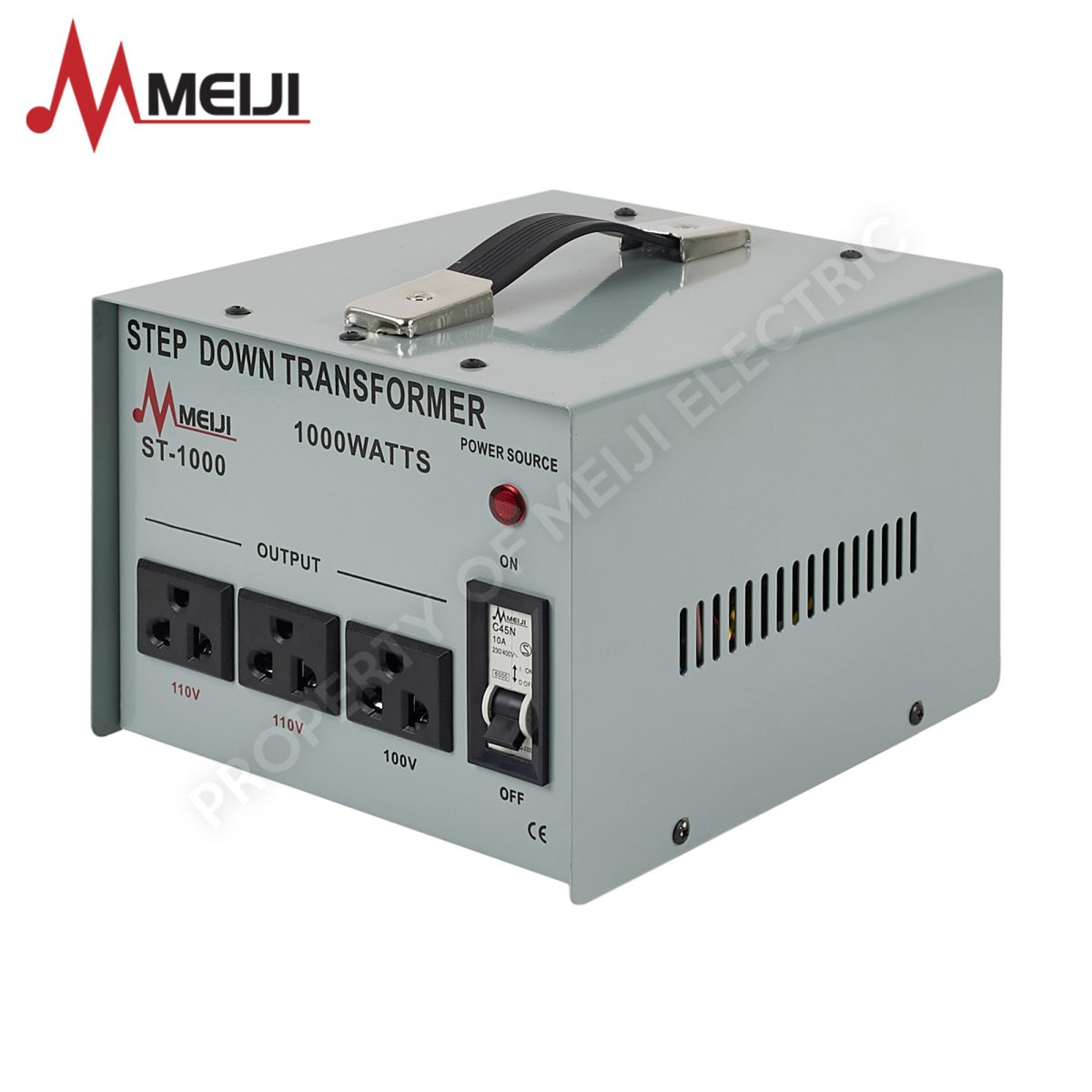 Meiji Electric Step-Down Transformers – ST-1000 - Meiji Electric PH