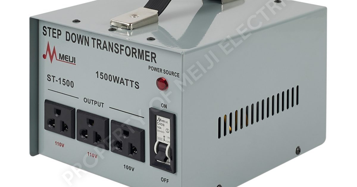Meiji Electric Step-Down Transformers - ST-1500 - Meiji Electric PH
