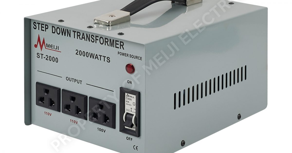 Meiji Electric Step-Down Transformers - ST-2000 - Meiji Electric PH