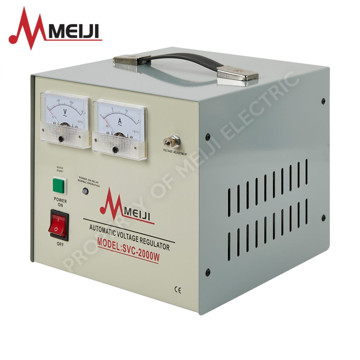Meiji Automatic Voltage Regulator 2000W - SVC-2000 - Meiji Electric PH