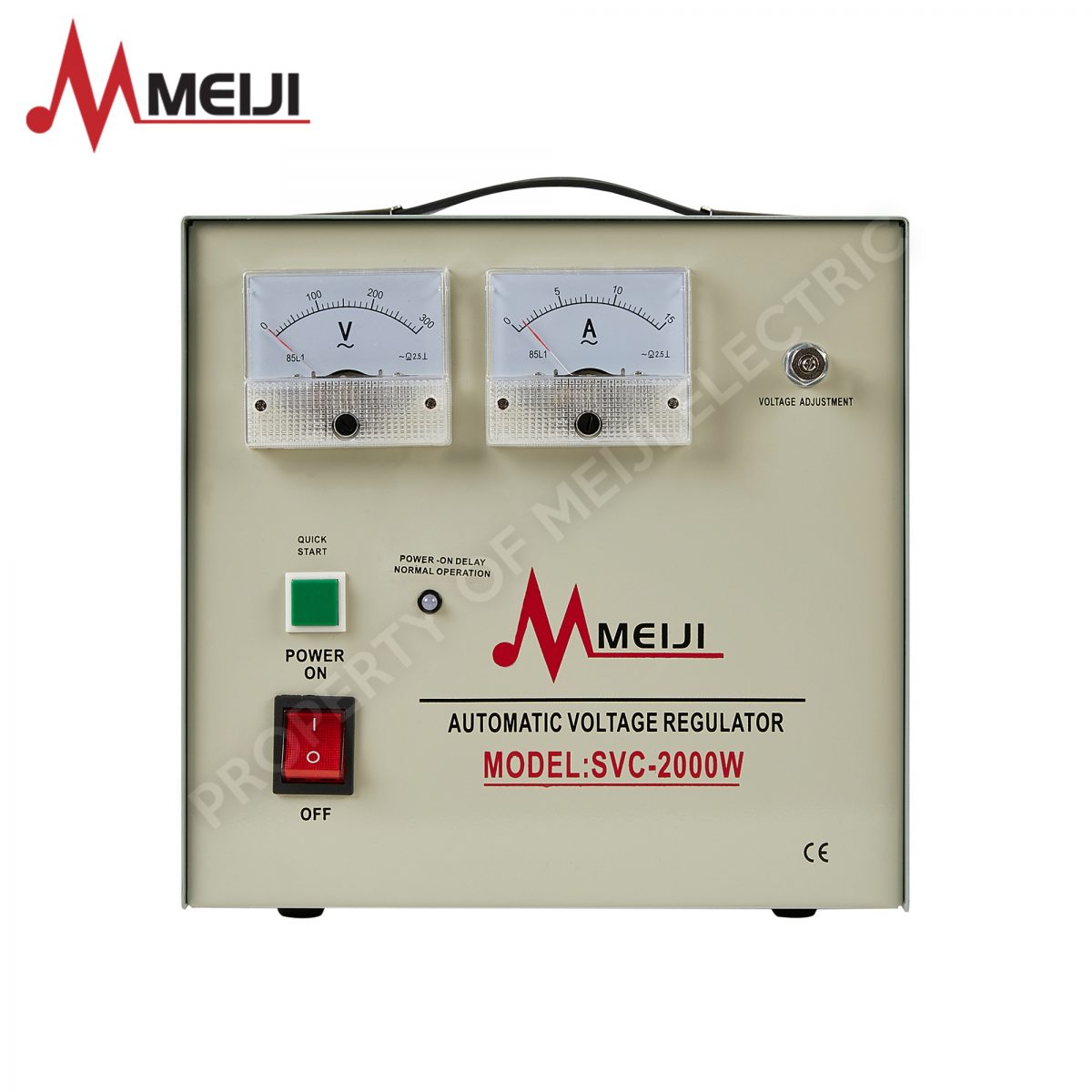 Meiji Automatic Voltage Regulator 2000W - SVC-2000 - Meiji Electric PH