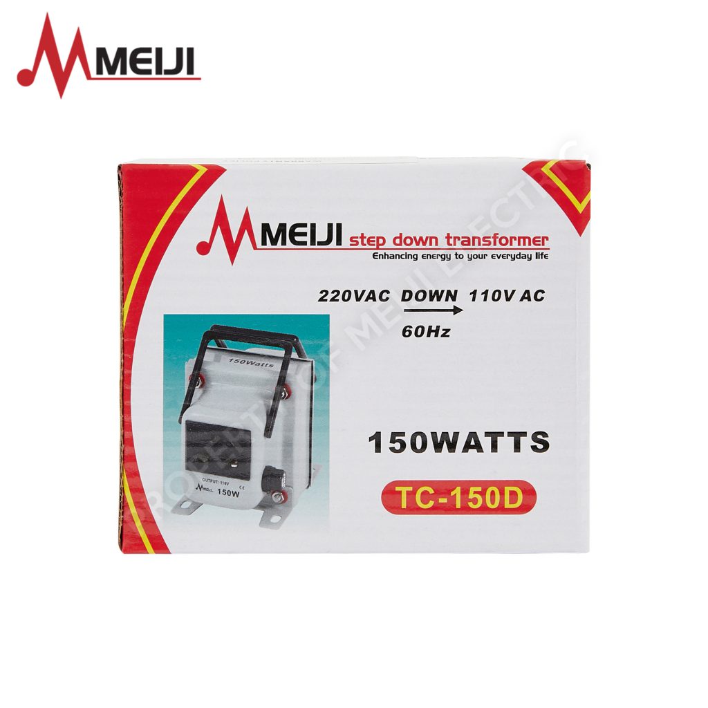 Meiji Electric Step-Down Transformers - TC-150D - Meiji Electric PH