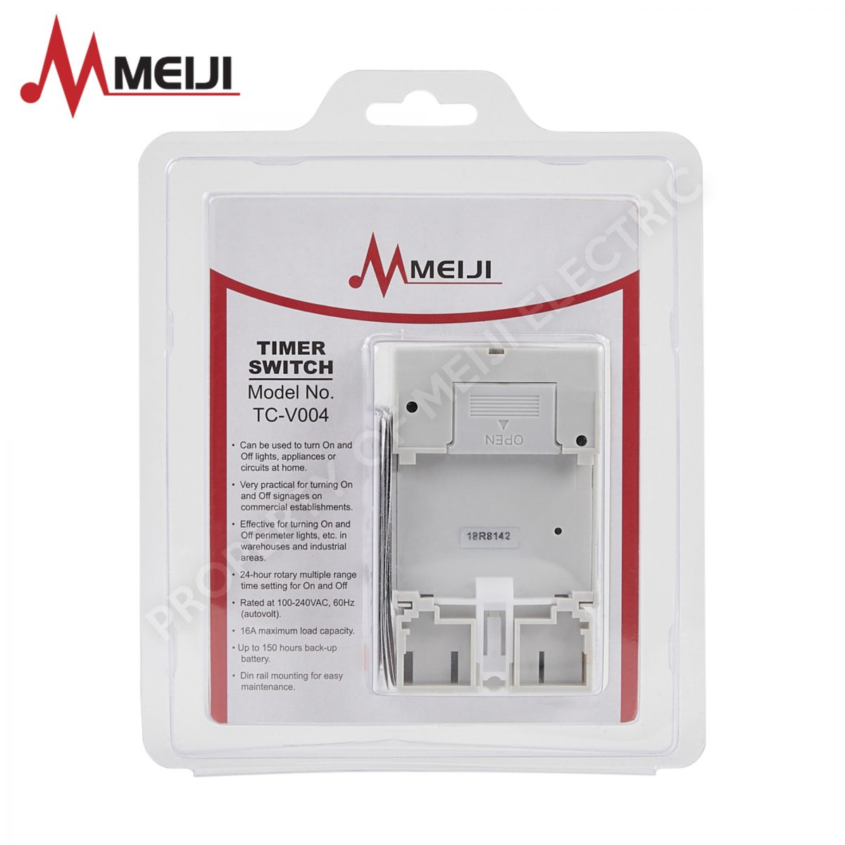 Meiji Electric 24 Hour Rotary Timer Switch with Multi Range Time ...