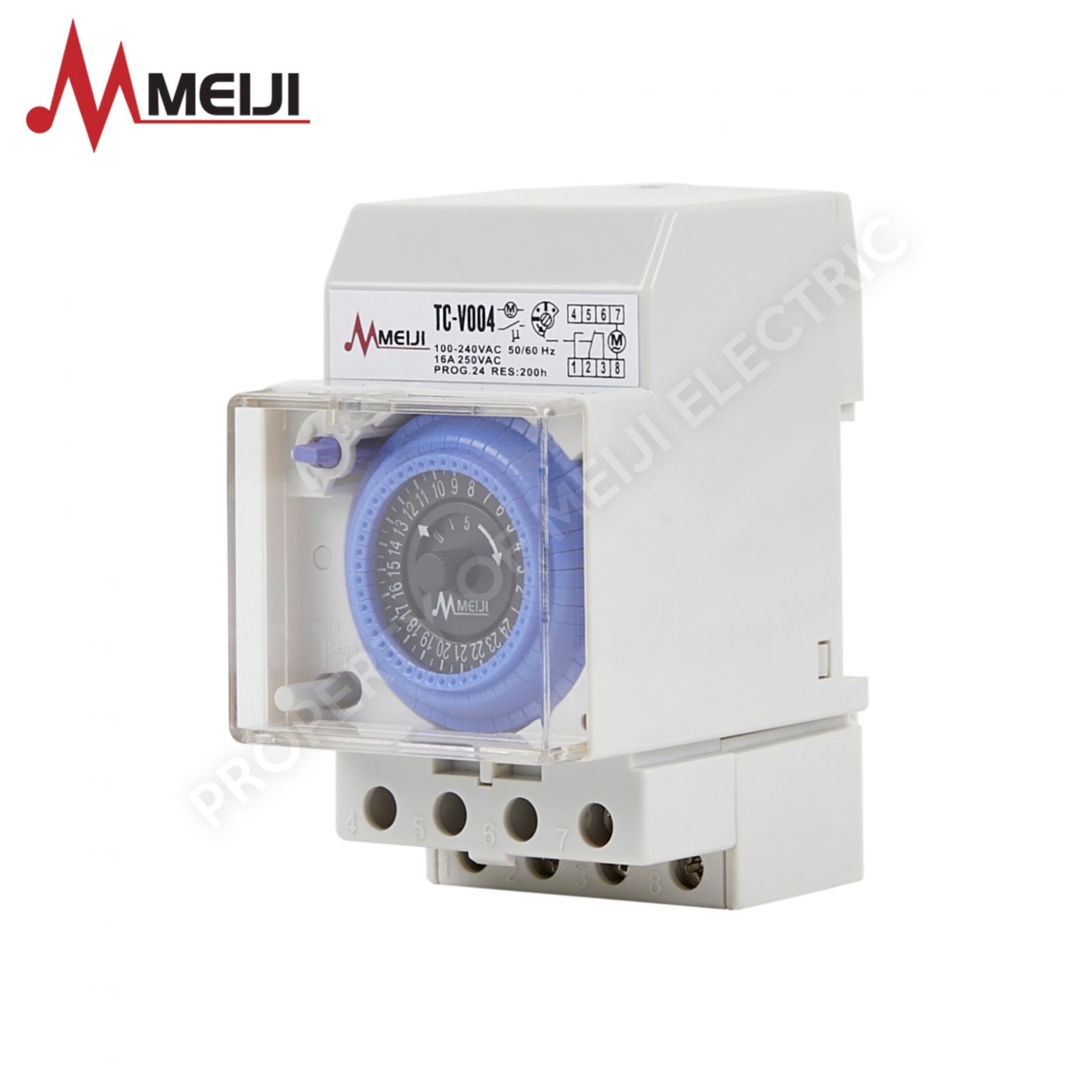 Meiji Electric 24 Hour Rotary Timer Switch with Multi Range Time ...