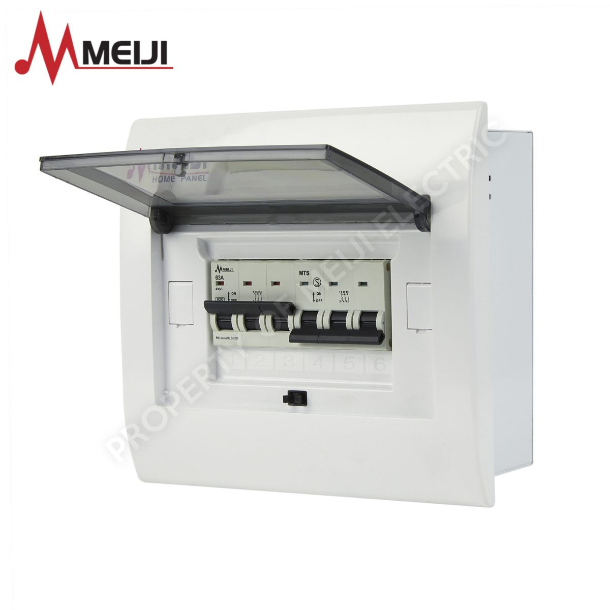 Meiji Manual Transfer Switch with Home Panel E6MTS-3P - Meiji Electric PH