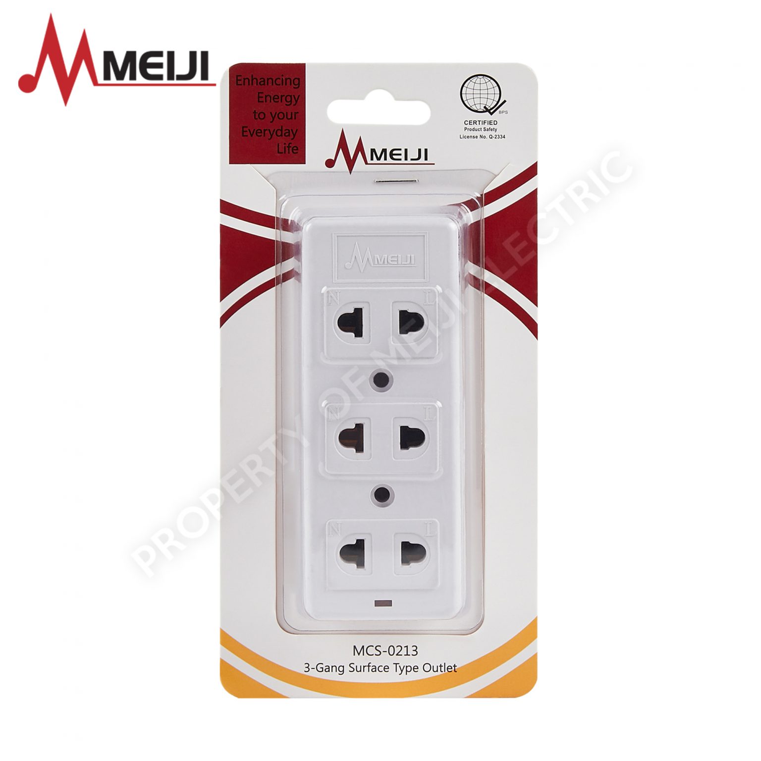 Meiji Surface Type Outlet MCS-0213 - Meiji Electric PH