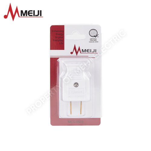 Meiji Electrical Plug Flat Pin Rewire-able [Male] MCS-0501 - Meiji ...