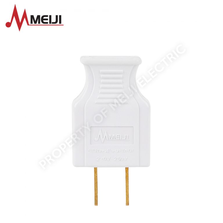 Meiji Electrical Plug Flat Pin Rewire-able [Male] MCS-0501 - Meiji ...