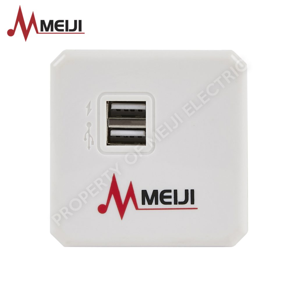Meiji Electric Universal Adaptor 4 Gang Assorted Outlet with 2X USB 2 ...