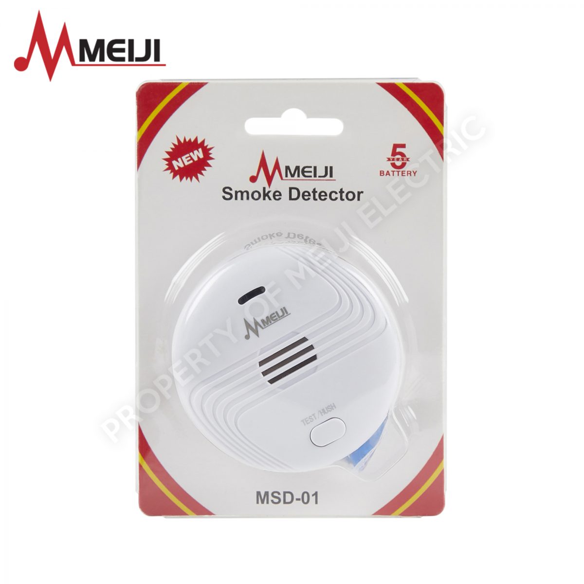 Meiji Smoke Detector Battery Operated MSD-01A - Meiji Electric PH