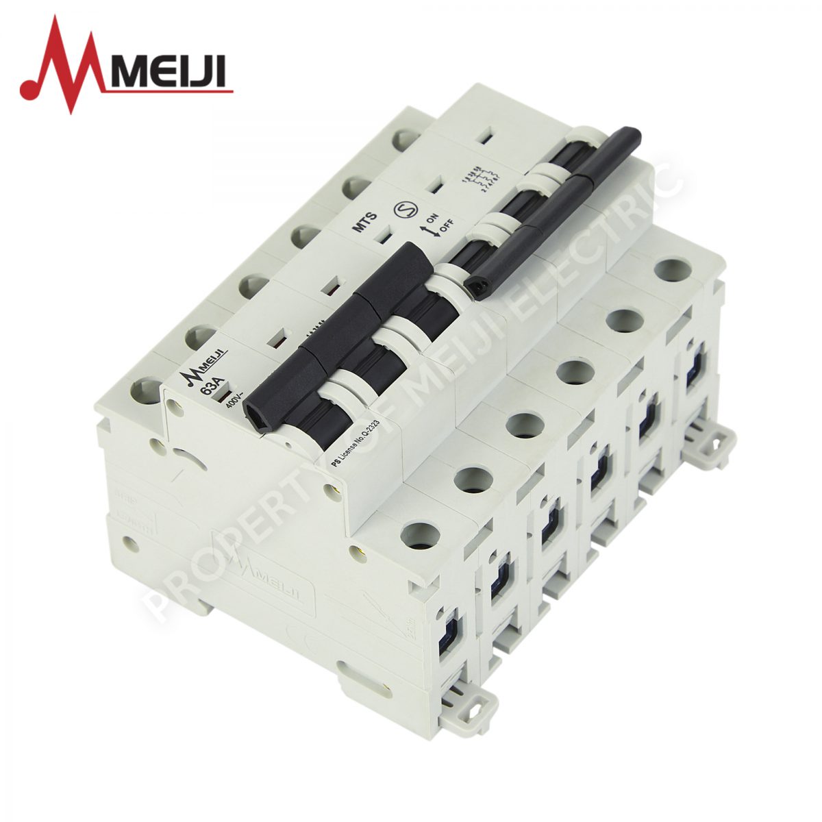 Meiji Manual Transfer Switch 3Pole MTS-3P - Meiji Electric PH