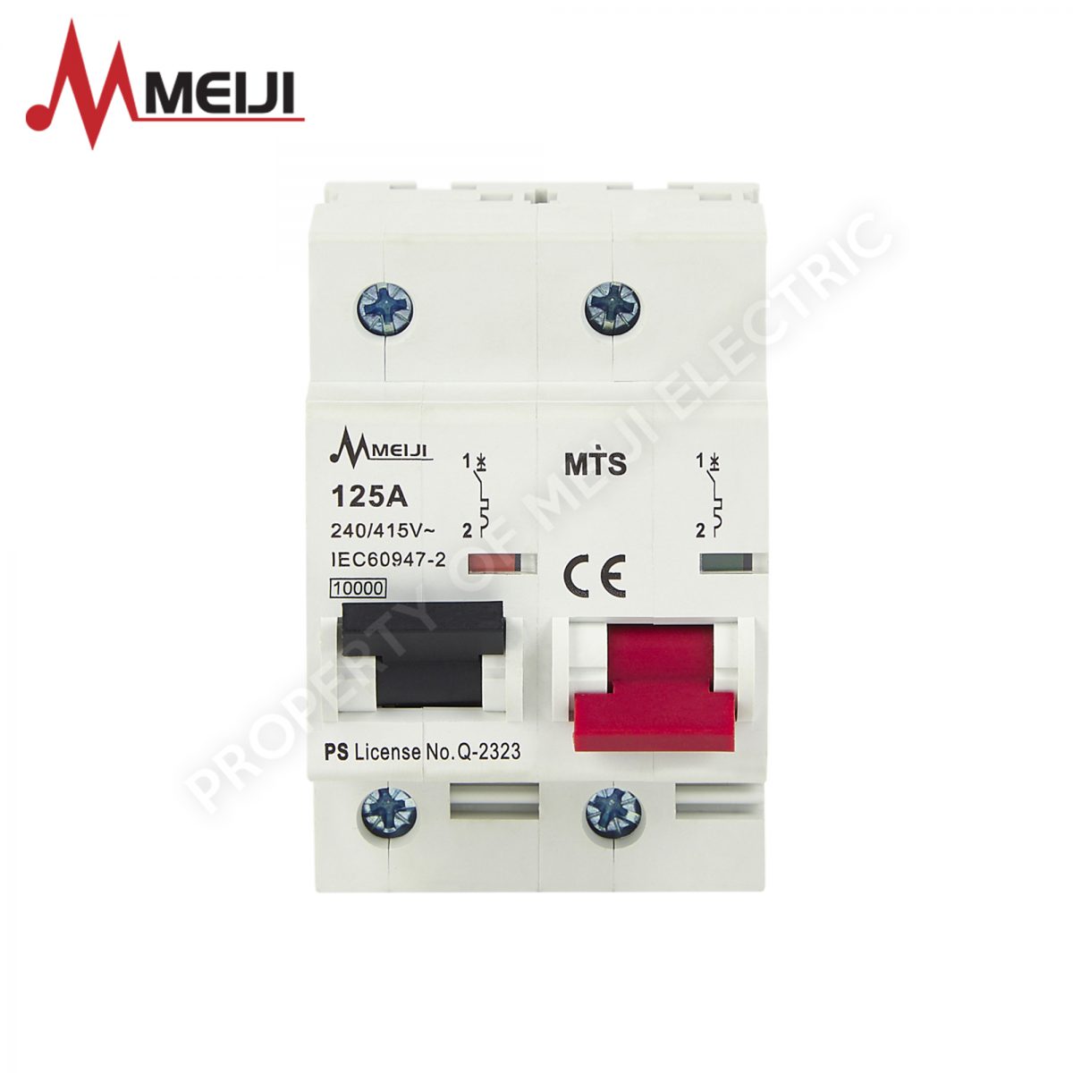Meiji Manual Transfer Switch (Color Coded) 1Pole MTSCC-1P [80A-125A ...