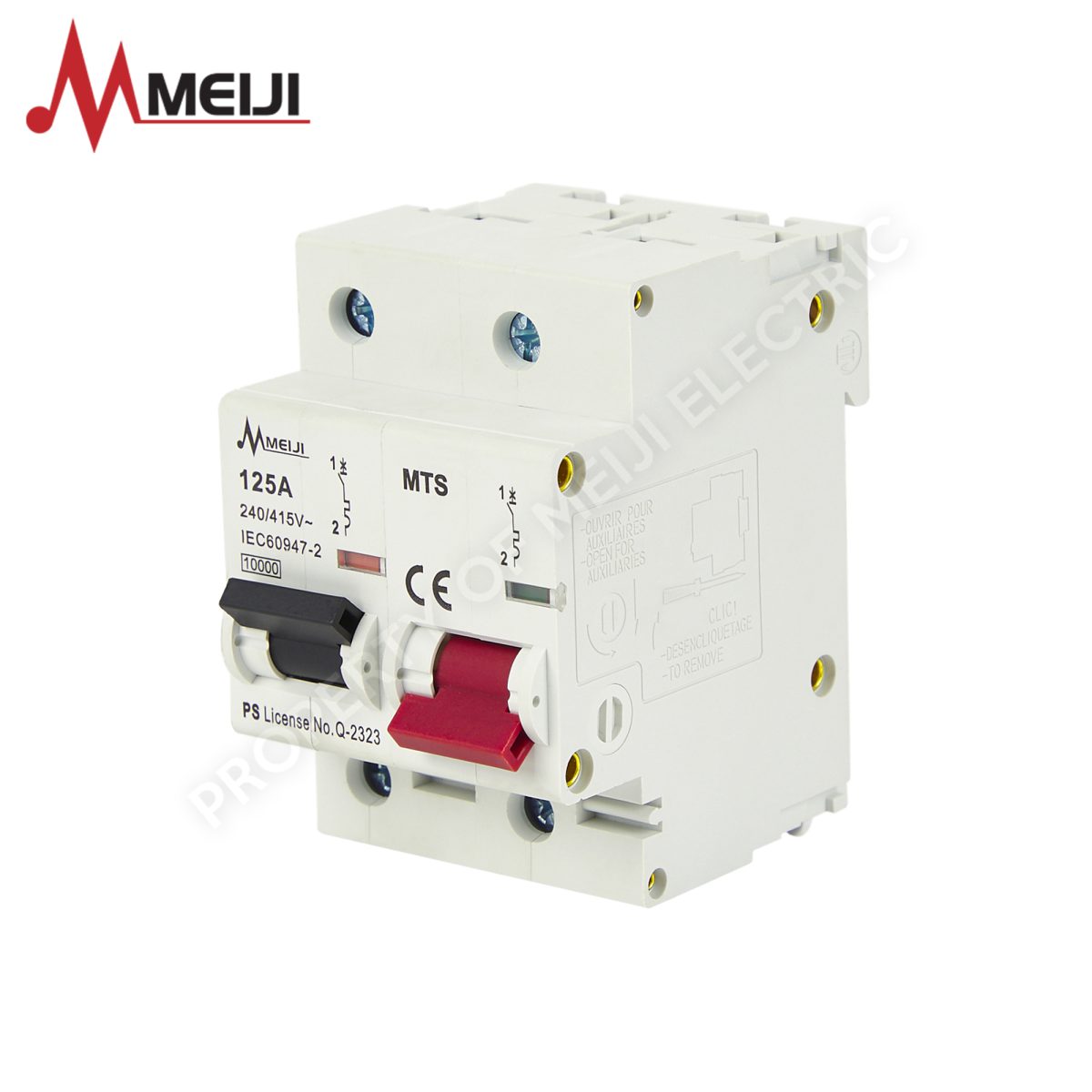 Meiji Manual Transfer Switch (Color Coded) 1Pole MTSCC-1P [80A-125A ...