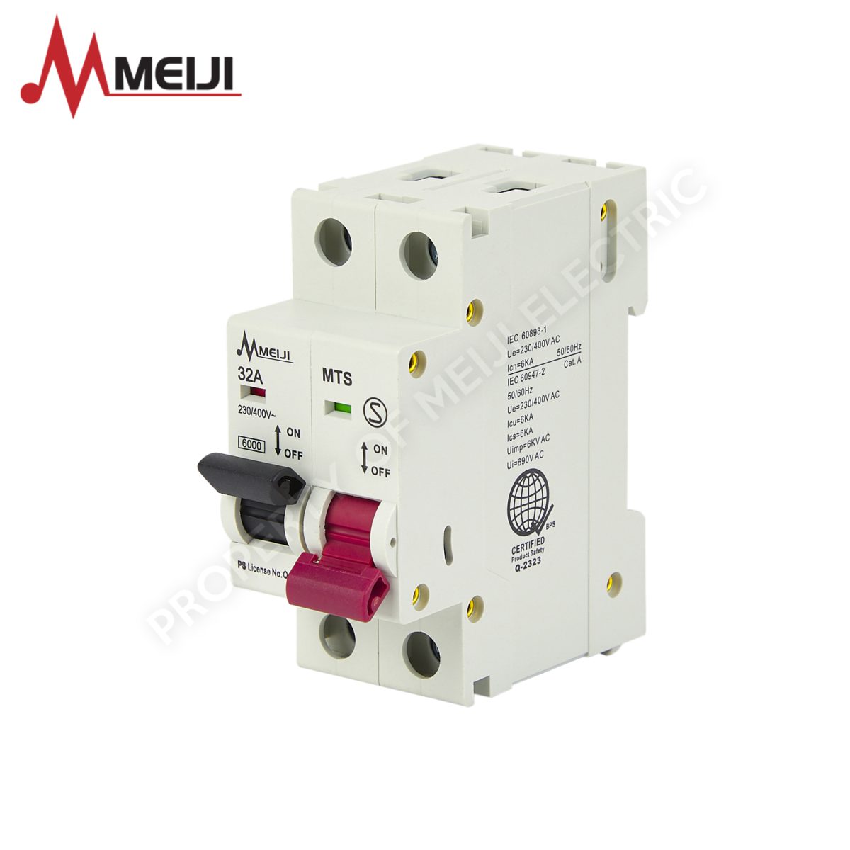 Meiji Manual Transfer Switch (Color Coded) 1Pole MTSCC-1P - Meiji ...