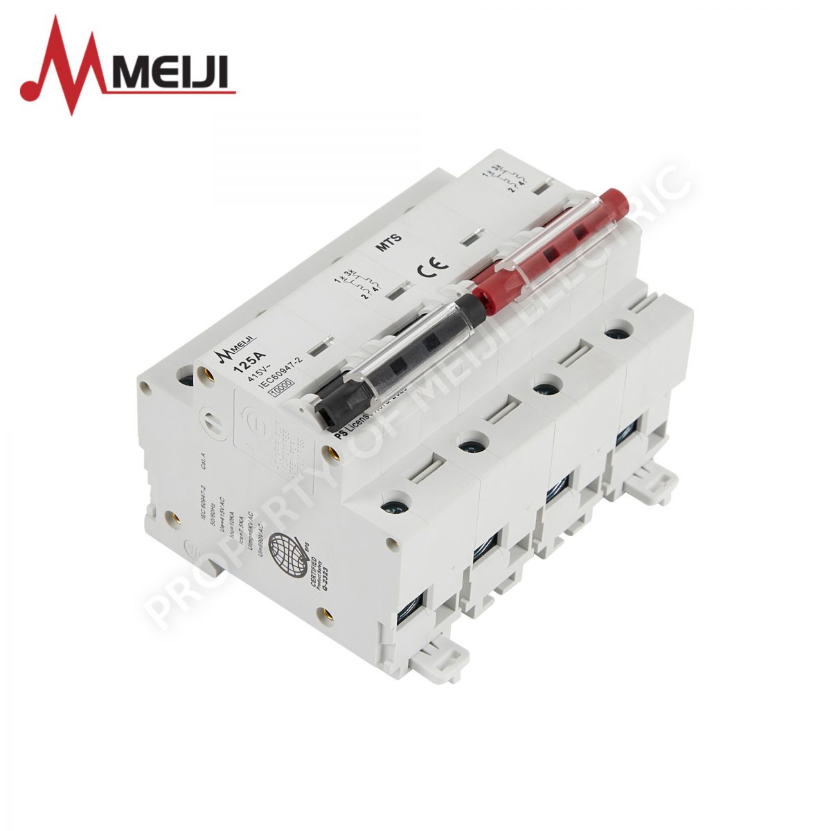 Meiji Manual Transfer Switch (Color Coded) 2Pole MTSCC-2P [80A-125A ...