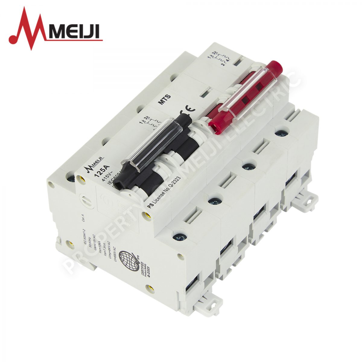 Meiji Manual Transfer Switch (Color Coded) 2Pole MTSCC-2P [80A-125A ...