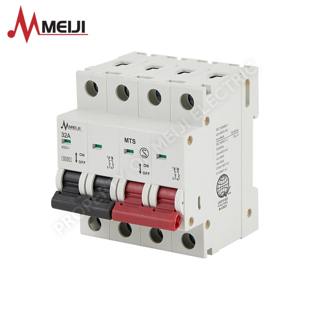 Meiji Manual Transfer Switch (Color Coded) 2Pole MTSCC-2P - Meiji ...