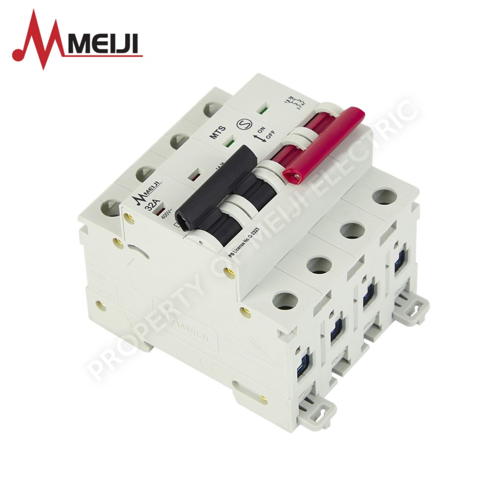 Meiji Manual Transfer Switch (Color Coded) 2Pole MTSCC-2P - Meiji ...